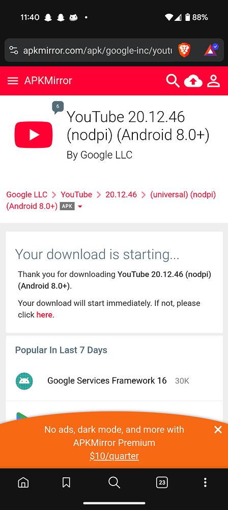 How to install Revanced YouTube Patches on Android - Tutorials & Guides - Closed Network Podcast ...